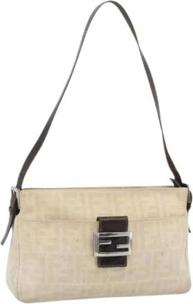 Fendi Sac bandouli&egrave;re vintage doccasion - Femme - Pre-owned - Beige - Taille: ONE Size