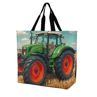 Generic Tracteur Agricole Sac Fourre Tout D&eacute;contract&eacute; Sacs R&eacute;utilisable Sac Fourre-Tout Pour Plage Travail Shopping