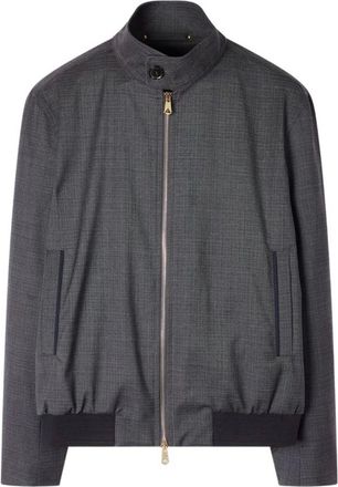 Paul Smith Homme, Vestes, Gris, Taille: L Bomber en laine à carreaux
