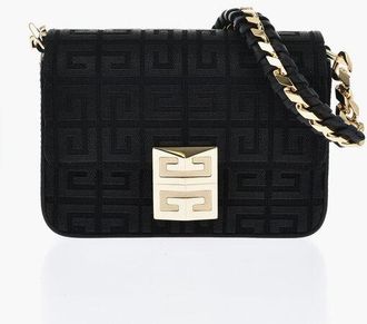 Givenchy All Over Monogram Cotton Mini Bag with Golden Effect Chain Gr&ouml;&szlig;e Unica