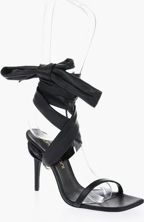 Bruno Frisoni Leather THE RING Sandals with Bow Heel 10.5cm size 37,5