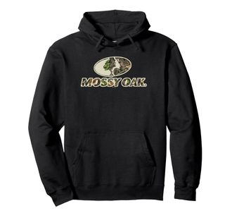 Mossy Oak Camouflage Logo Fill Outline Pullover Hoodie