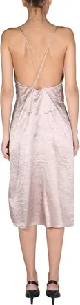 Dsquared2 Acetate Undervest Dress - Beige
