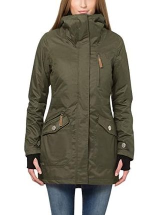 Berydale Berydale Parka imperméable et coupe-vent pour femme, Femmes, Vert, 2XL