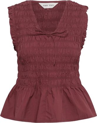 Part Two Femme, Tops, Brun, Taille: 36 FR D&eacute;bardeurs