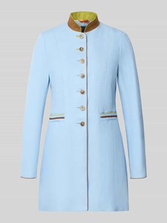 White Label Regular Fit Mantel aus Viskose-Mix mit Stehkragen