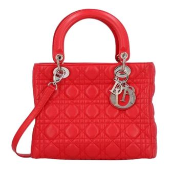 Dior Pre-owned Medium Lady Schultertasche - - Pre-owned - Damen - Rot - ONE SIZE