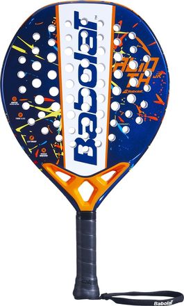 Babolat Padel-Schläger Modell Alioth JR, Blau/Orange, für Junge Spieler von 8 bis 12 Jahren, Hohe Toleranz für präzise Schläge, Optimale Handhabung, Übergröße