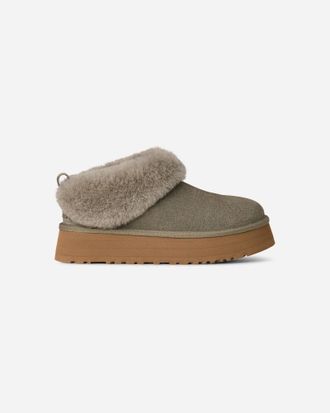 UGG Tazzelle f&uuml;r Damen in Green, Gr&ouml;&szlig;e Wildleder