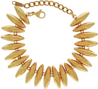 Dansk Copenhagen Passion Wasserdichtes Statement-Armband im Fischgr&auml;tenmuster - - Accessories - Damen - Gelb - ONE SIZE