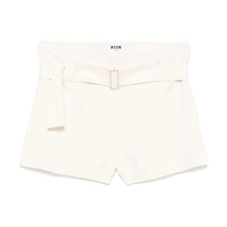 Msgm Short Shorts - - Shorts - Damen - Wei&szlig; - L