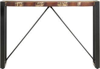 vidaXL Konsolentisch 110x35x76 cm Massives Altholz Vidaxl
