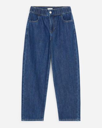 Arket Pull-on-Jeans -Blau