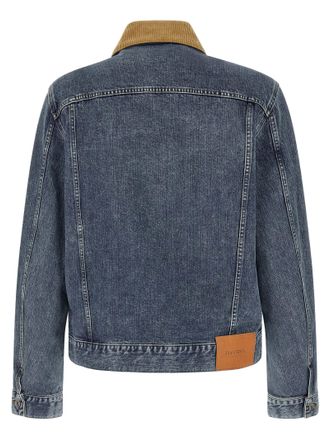 J.W.Anderson Denim with Corduroy Collar Jacket - Blue