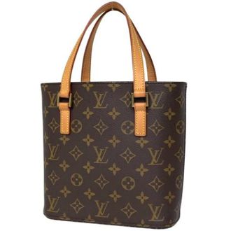 Louis Vuitton Sac cabas Monogram en toile pr&eacute;-poss&eacute;d&eacute; - Femme - Pre-owned - Brun - Taille: ONE Size