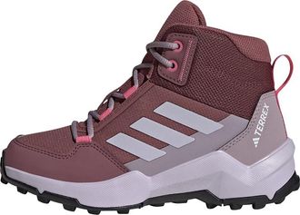 adidas Adidas Unisex Kinder Terrex AX4R MID Hiking Shoes, Burgundy/Silver Dawn/Pink Fusion, 28 1/2 EU