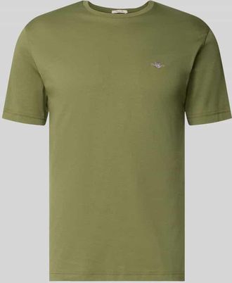 GANT Regular Fit T-Shirt mit Logo-Stitching