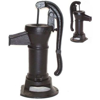 Apex Schwengelpumpe Gusseisen schwarz Handpumpe 55917 Handschwengelpumpe Gartenpumpe