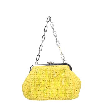 Rada Raffia Clutch - - Bags - Damen - Gelb - ONE SIZE