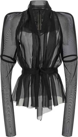 Rick Owens Rundhalspullover - Schwarz