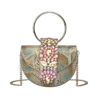 Alma En Pena Halbmond Juwelen Tasche - - Bags - Damen - Gelb - ONE SIZE