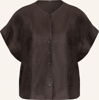 someday Someday Blusenshirt Zanovia Aus Leinen braun