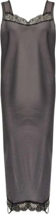 Maison Margiela Robe nuisette en dentelle effet miroir - Femme - Robes - Gris - Taille: 36 FR