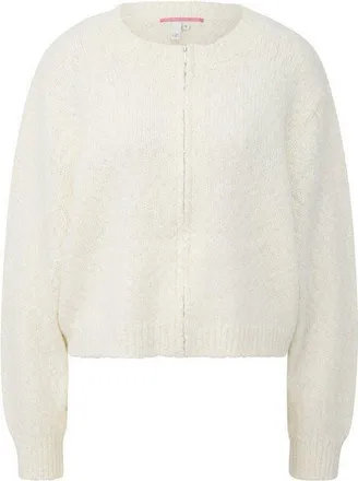 QS by s.Oliver Cardigan Strickjacke Weiche Strickjacke mit Rei&szlig;verschluss