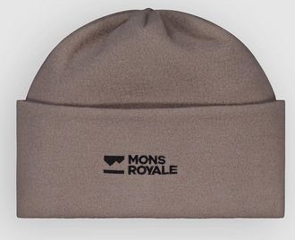 Mons Royale Pileup Wool Fleece Beanie cinder