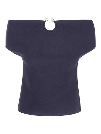 Alberta Ferretti Top - Noir