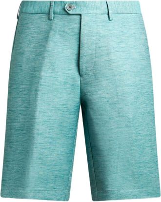 Etro Shorts aus Leinen - Grün