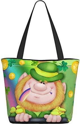 AOOEDM Happy St PatrickS Day (2) Sac &agrave; provisions pour femme 33 x 27,9 x 17,8 cm. Le cadeau parfait pour la Saint-Valentin. Cest de la Saint-Valentin pour ma