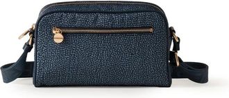 Borbonese Femme, Sacs, Bleu, Taille: ONE Size Petit sac bandouli&egrave;re