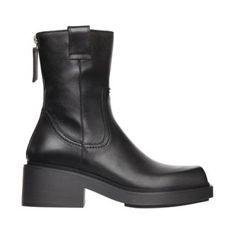 Vic Mati&eacute; Femme, Chaussures, Noir, Taille: 41 EU Bottine Pampas en Cuir