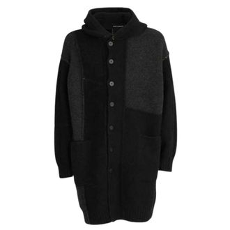Isabel Benenato Langer Cardigan-Mantel - - Knitwear - Herren - Grau - S