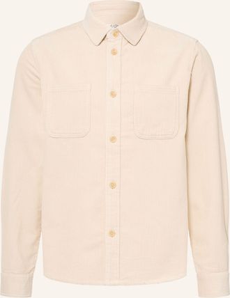 Les Deux Overshirt Aus Cord weiss