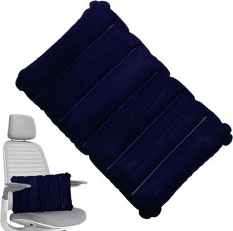 Generic Inflatable Seat Cushion for Air Travel, Portable Camping Sitting Mat, Soft Seat Support Cushion for Camping Park Stadium Chair Wheelchair Picnic Trave