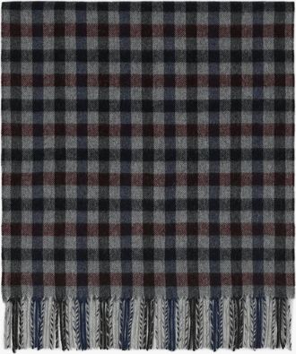 Saison 1865 Echarpe &agrave; carreaux en laine