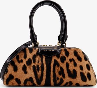 Givenchy Antigona East West Mini pony skin crossbody bag with animal print - GIVENCHY - gender_Woman