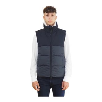 AT.P. CO Gepolsterte Herrenweste zwei Stoffe - - Jackets - Herren - Blau - M