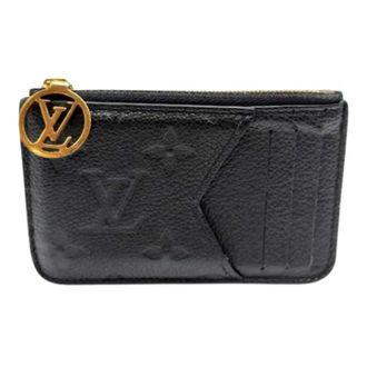Louis Vuitton Portefeuille en toile Pre-owned - Femme - Pre-owned - Noir - Taille: ONE Size