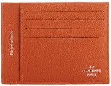 Au Printemps Paris Porte-cartes en cuir