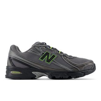 New Balance Unisex 740 in Grau/Gr&uuml;n, Synthetik, Gr&ouml;&szlig;e 38.5