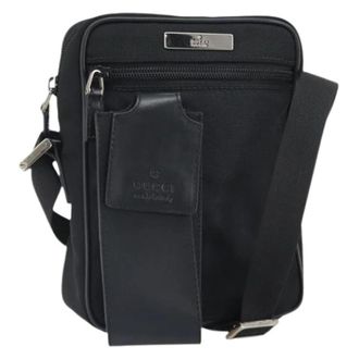 Gucci Pre-owned Nylon Crossbody Bag - - Pre-owned - Damen - Schwarzk - ONE SIZE