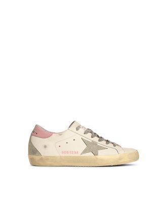 Golden Goose White Lear Superstar Sneakers