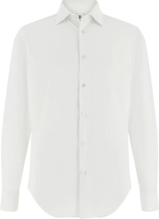 Boggi Milano slim fit tokyo-collar shirt - Wei&szlig;