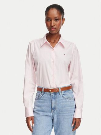 Tommy Hilfiger Hemd Summer WW0WW51155 Hellrosa Regular Fit