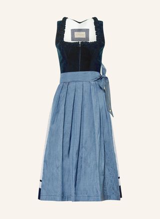 Alpenherz Alpenherz Dirndl Rosalie Mit Glitzergarn blau