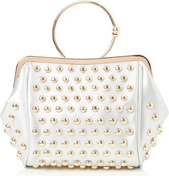 Felipa Womens Damen Handtasche Clutch, Silber