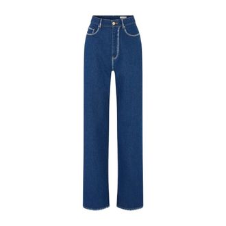 Nina Ricci Marine Boyfriend Jeans Hohe Taille - - Jeans - Damen - Blau - XS